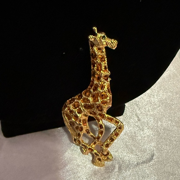 Jewelry | Gold Giraffe Brooch | Poshmark